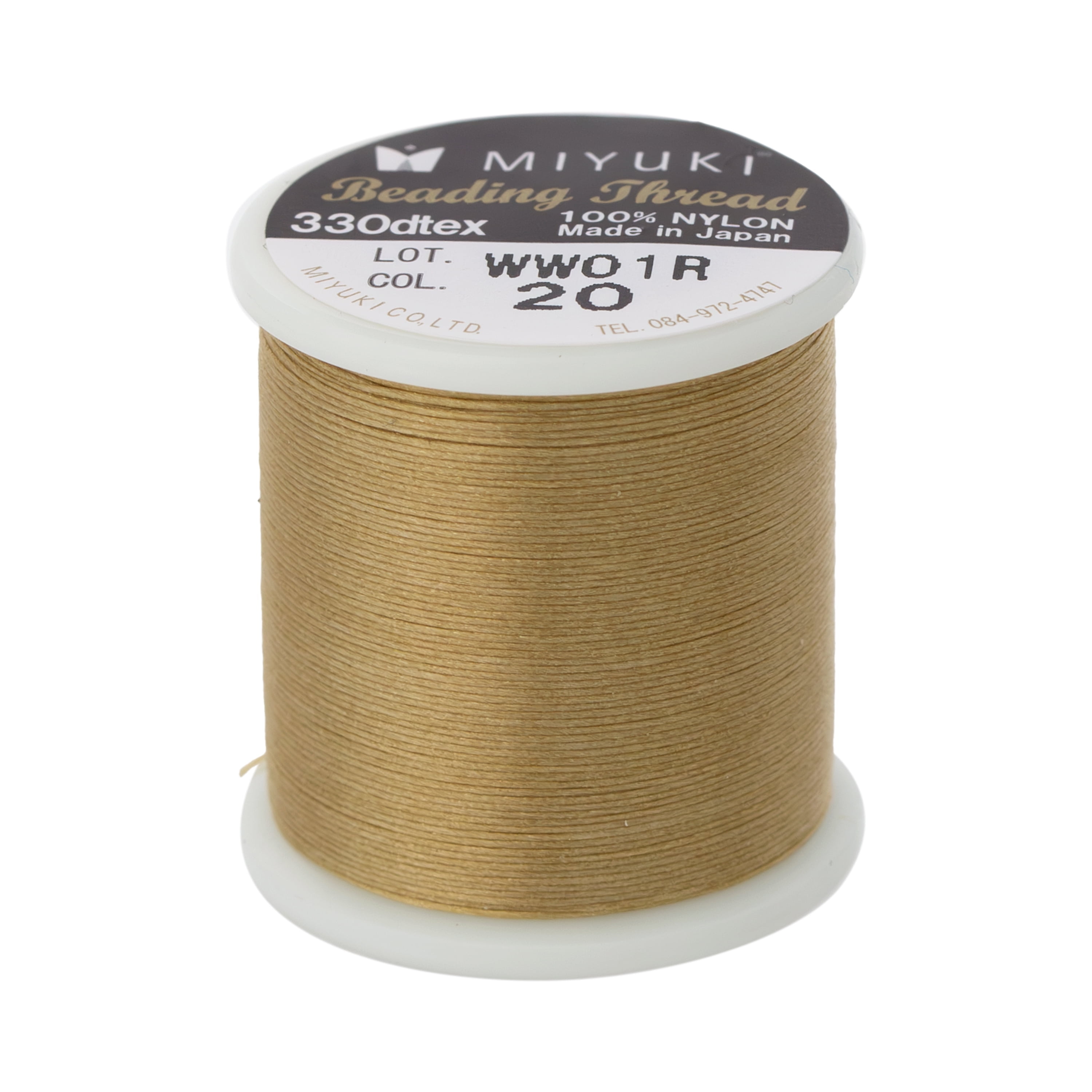 Miyuki Beading Thread – Pre-Waxed Nylon String for Stringing Projects ...