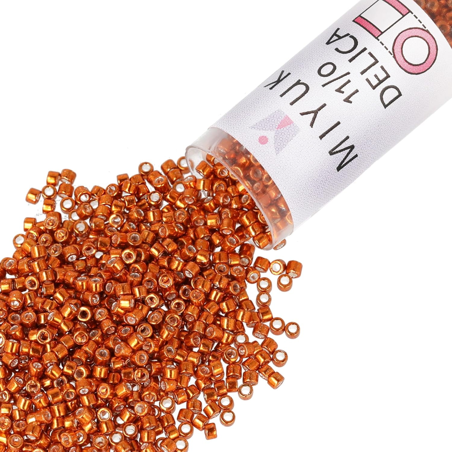 Miyuki Delica Seed Beads – Size 11/0 (1.6 mm), DB0421, Galvanized ...