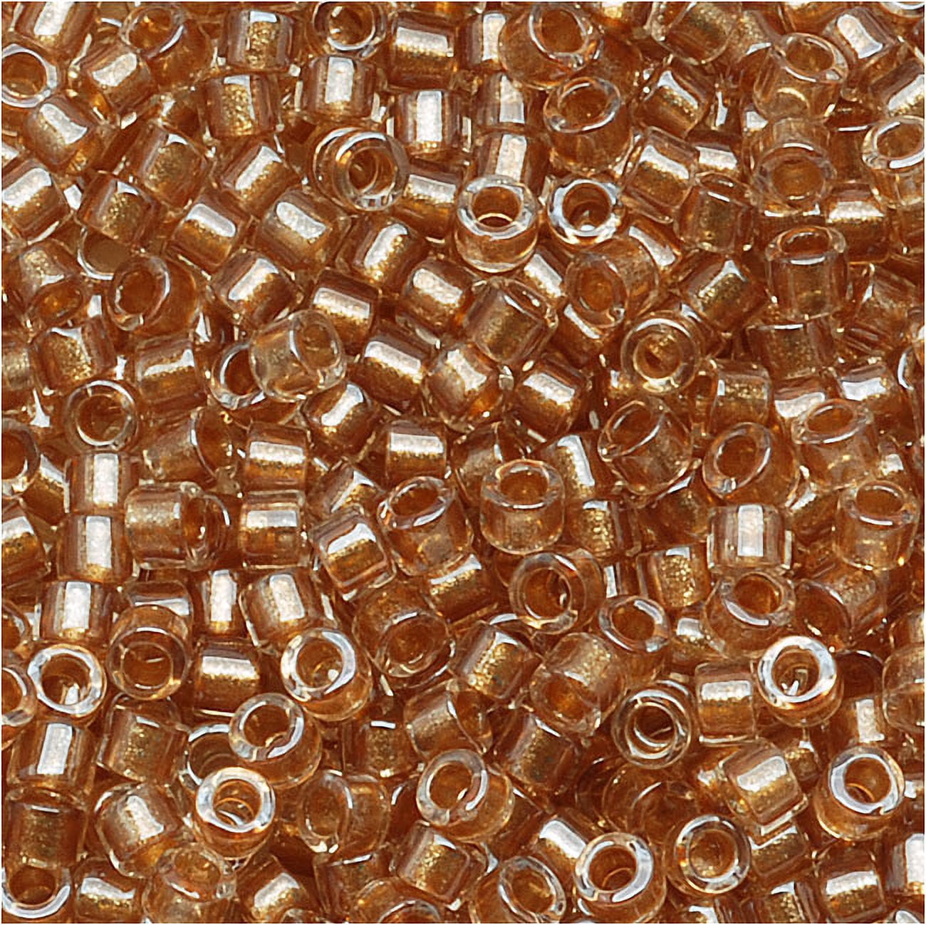 Miyuki Delica Seed Beads – Size 11/0 (1.6mm), DB0901, Sparklng G/L ...