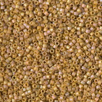 Miyuki Delica Seed Beads DB2303 11/0 Opaque Glazed Honey Bee Matte AB 7 ...