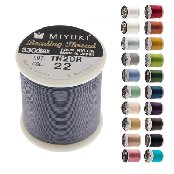 Miyuki Nylon Beading Thread B Grey Slate (50m) for DIY Jewelry Making ...
