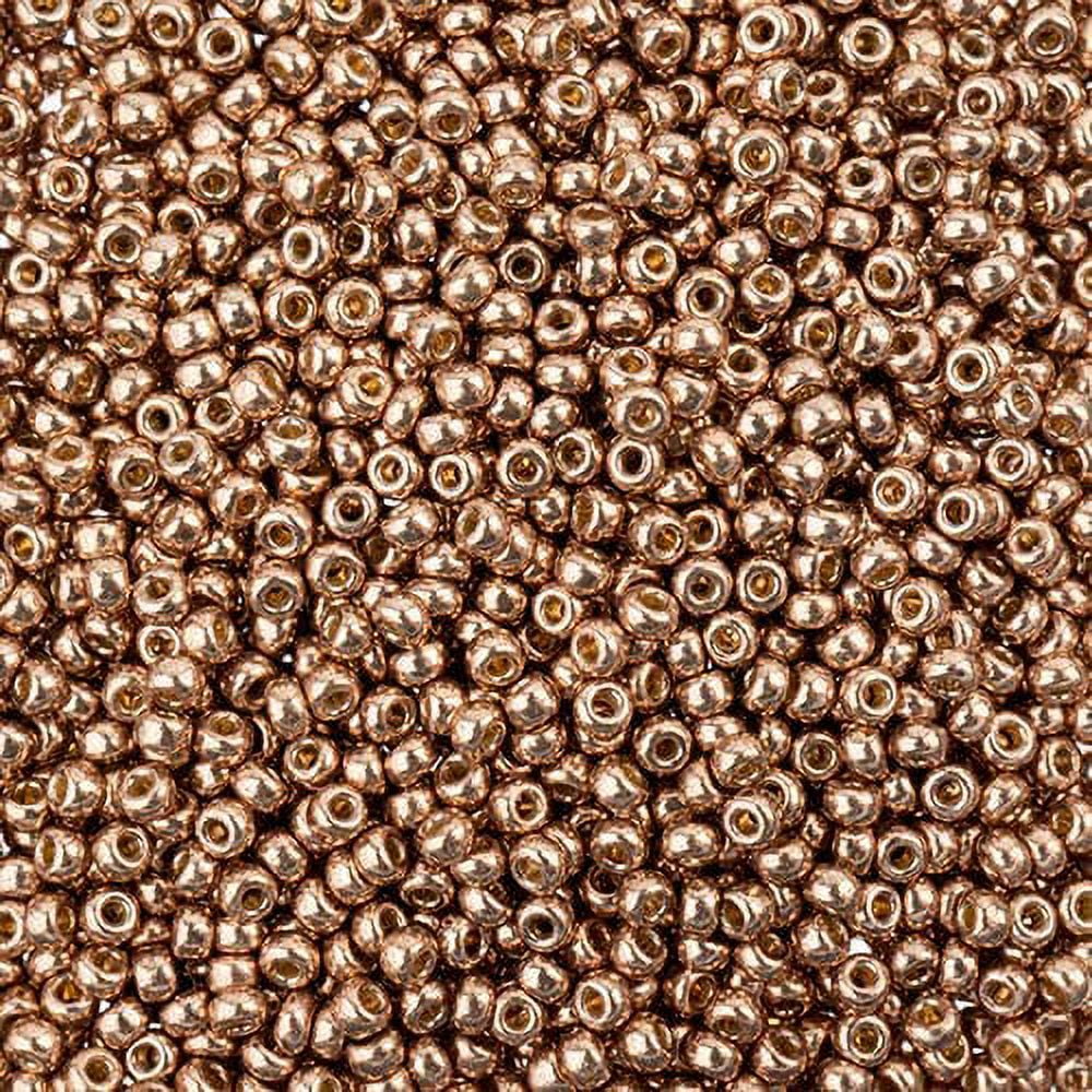 Miyuki Seed Bead 11/0 Duracoat Galvanized Antique Gold 22Gram Vial of ...