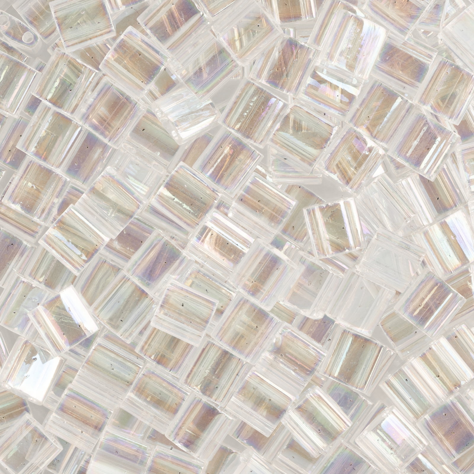 Miyuki Tila Beads 5x5mm 2-Hole TL250 Crystal Transparent AB, 5.2Gram ...