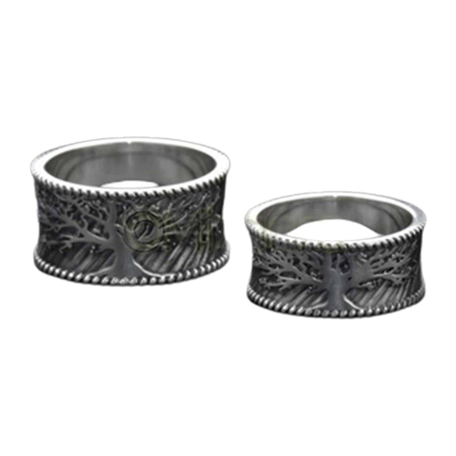 Mizaara, Tree of Life Ring, 925 Sterling Silver Women Band Ring, Family Roots Ring, Nature's ...