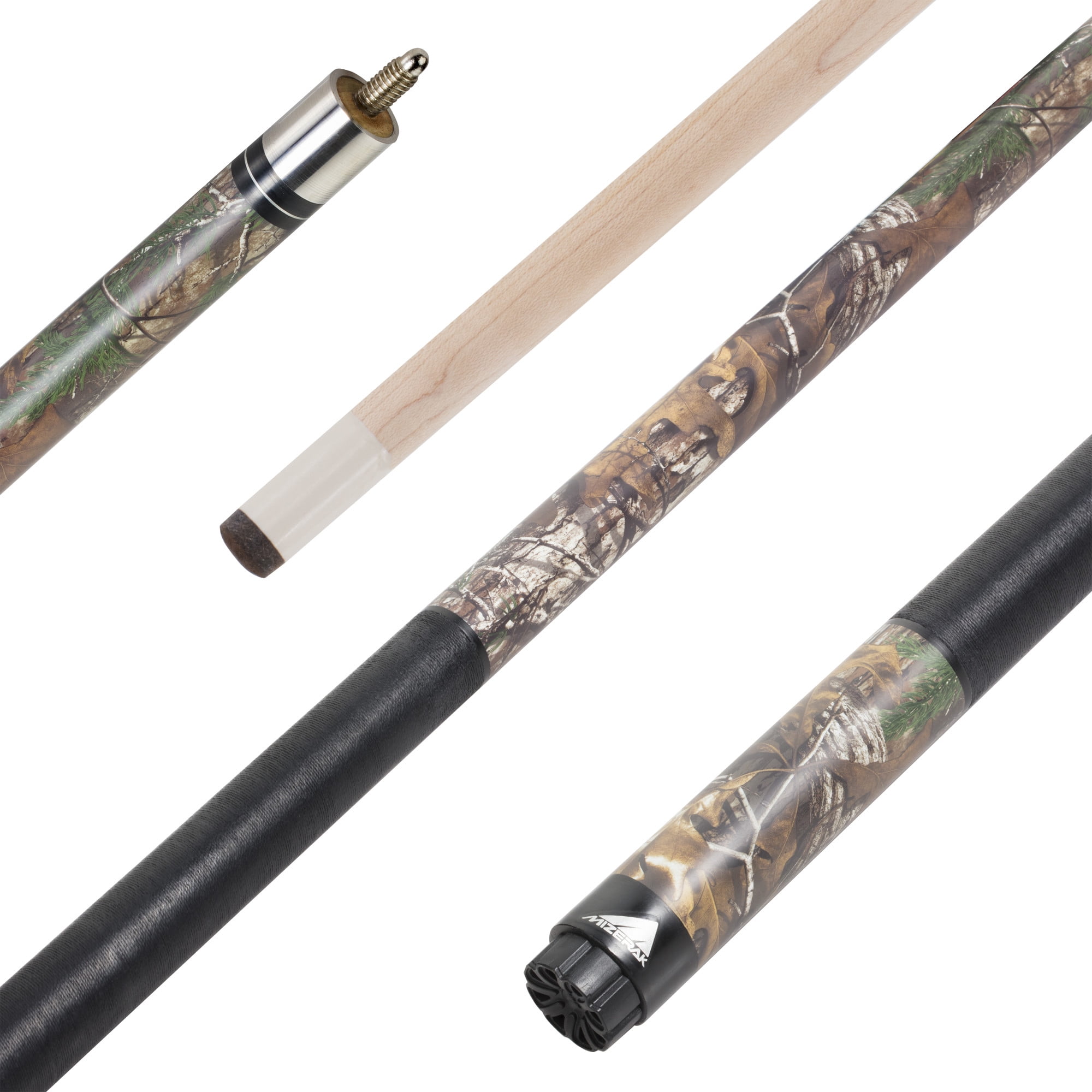 Mizerak Realtree Camouflage 58" Two-Piece Maple Billiard Cue with ...