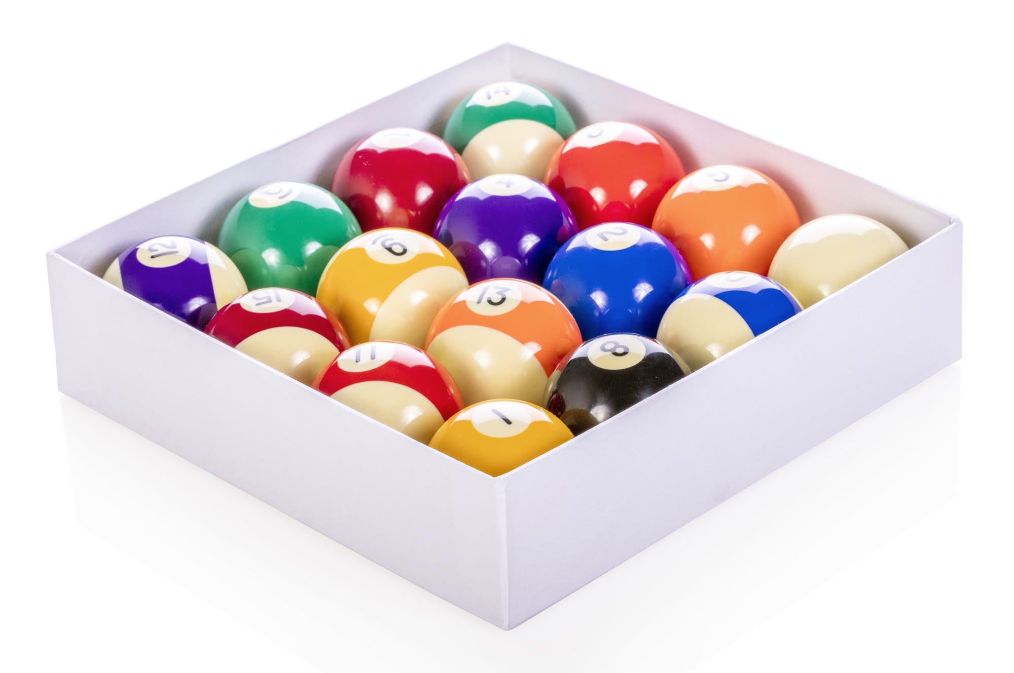 Mizerak Regulation Size and Weight Deluxe Chip Resistant 15 Billiard ...