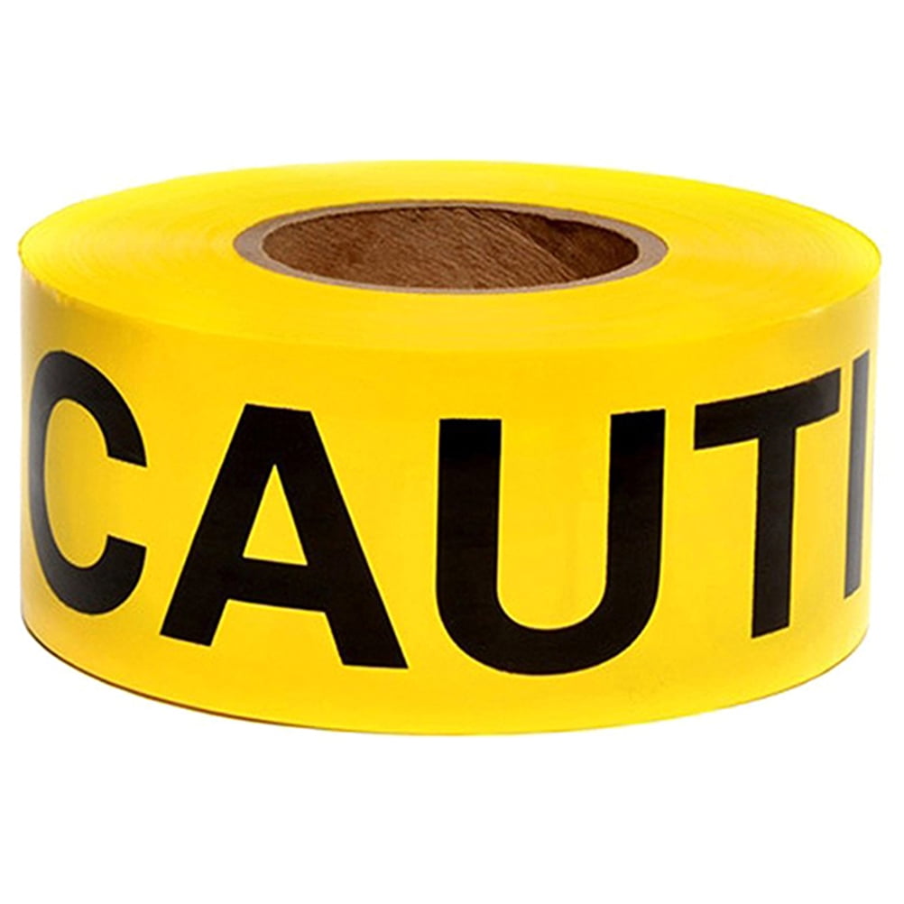 Mizh 1 Roll of Party Caution Reminding Tape Eye-catching Party Safety ...