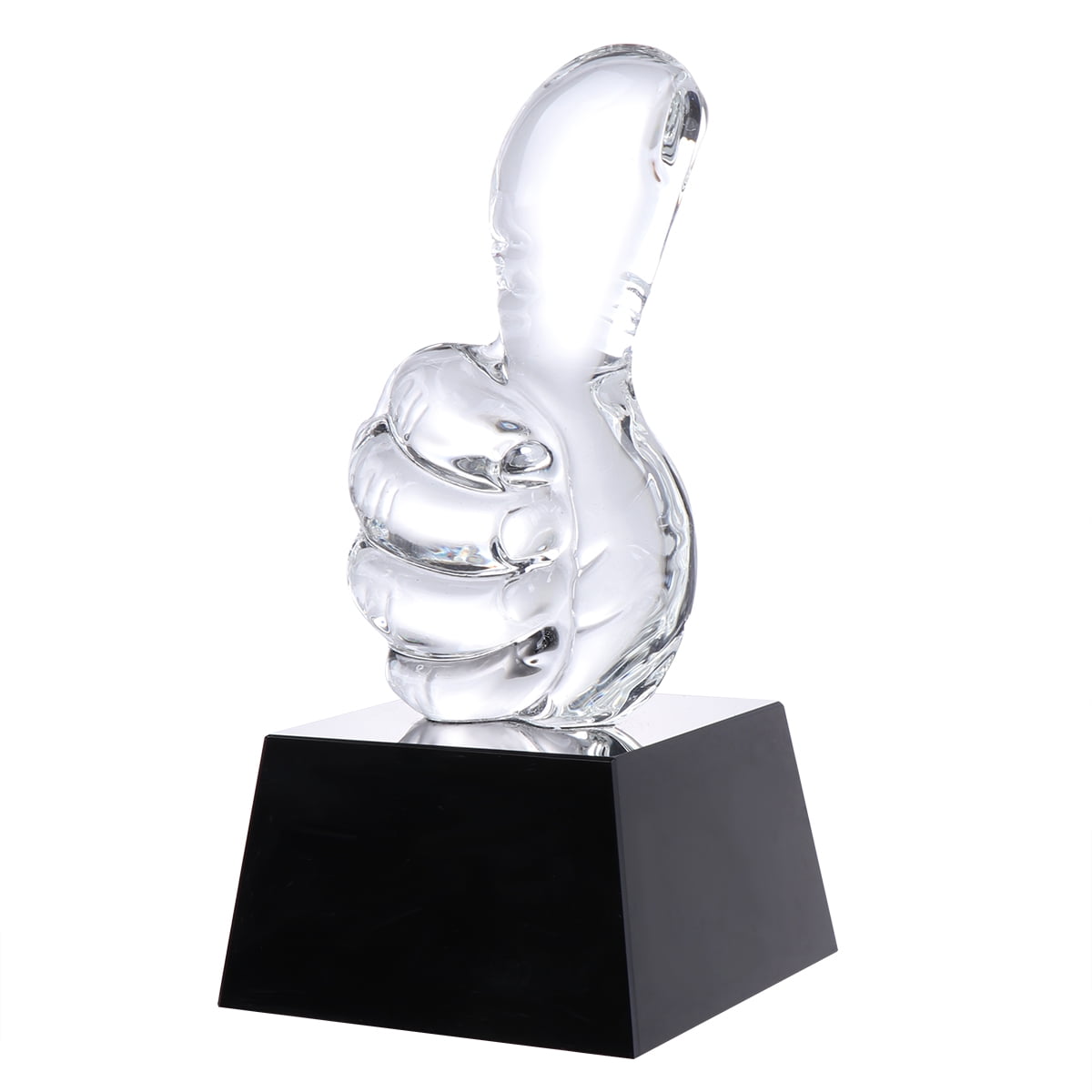 Mizh 1PC Thumb Design Award Trophy Crystal Reward Prizes Decor Gift ...