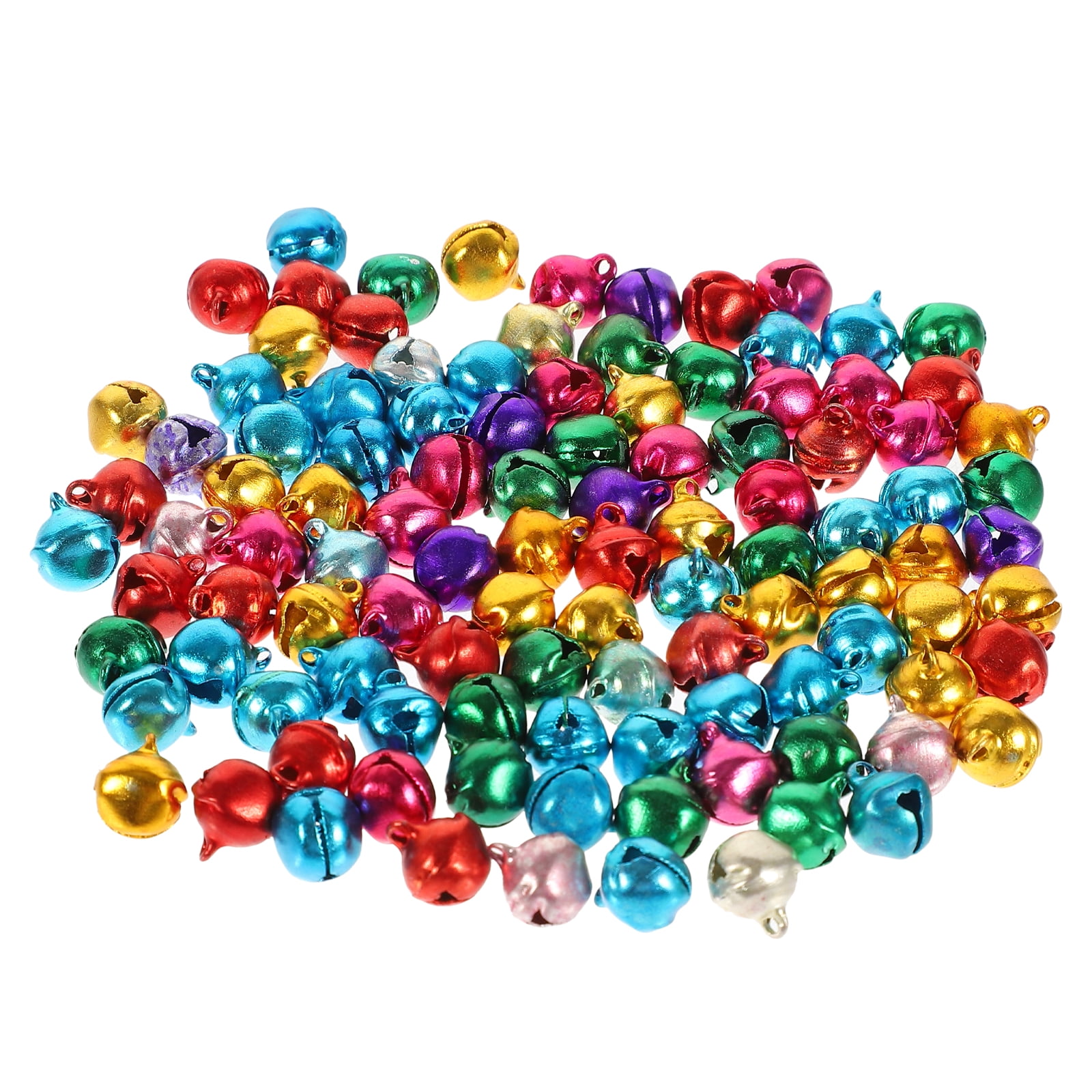 Mizh 200Pcs Craft Bells Jingle Bell Mini Small Bells Wind Chimes Bells ...