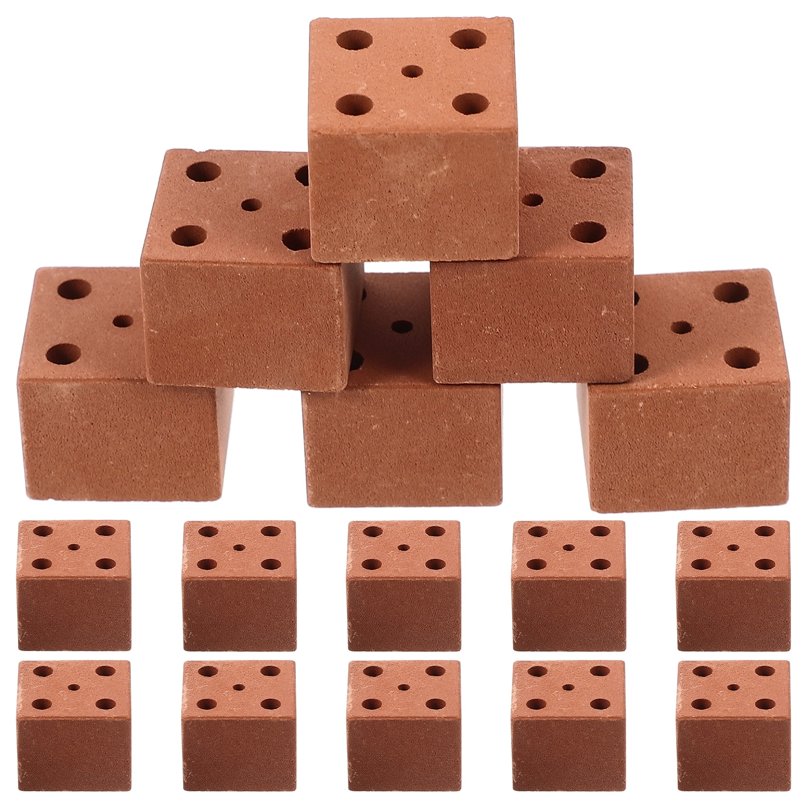 Mizh 20Pcs Miniature Brick Simulation Bricks Clay Brick Models ...