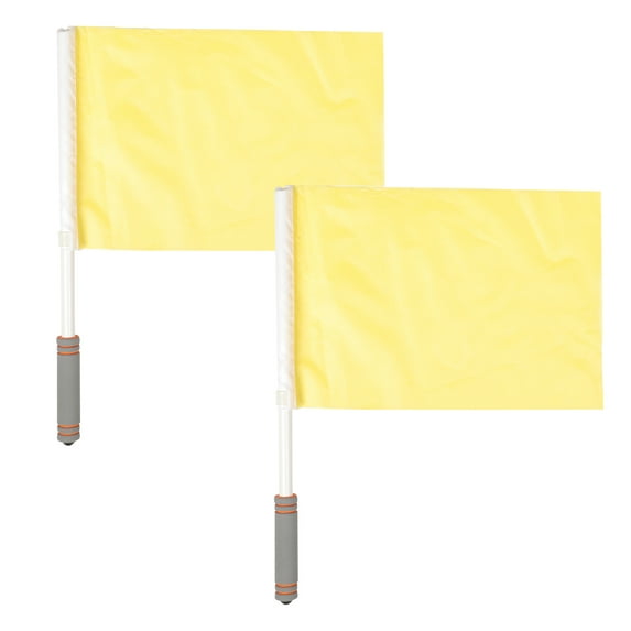 Mizh 2pcs Commanding Flags Multi-use Signal Flags Referee Signal Flags ...