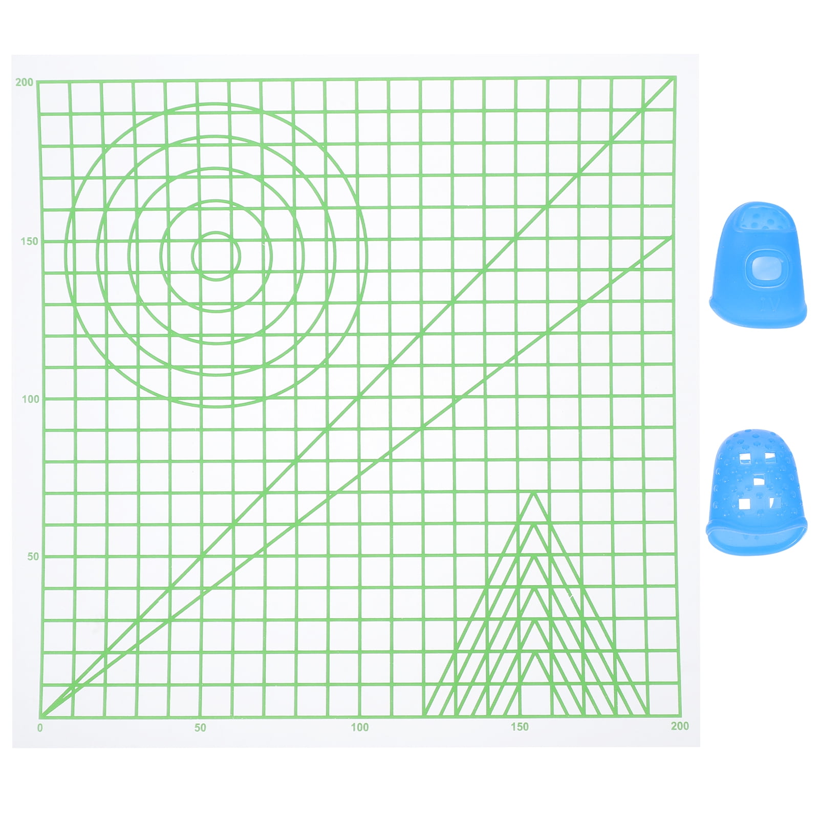 Mizh 3D Printing Pen Silicone Mat Drawing Template Pad with 2 PCS ...