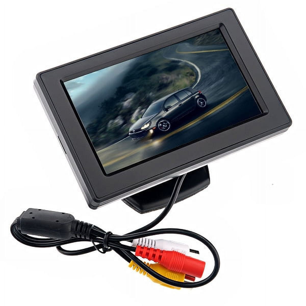 Mizh 4.3-inch Car Rearview LCD Monitor with 2 AV-input & Detachable ...