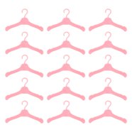 20pcs Miniature Hanger Doll Clothes Hangers Doll Garment Hangers Mini ...