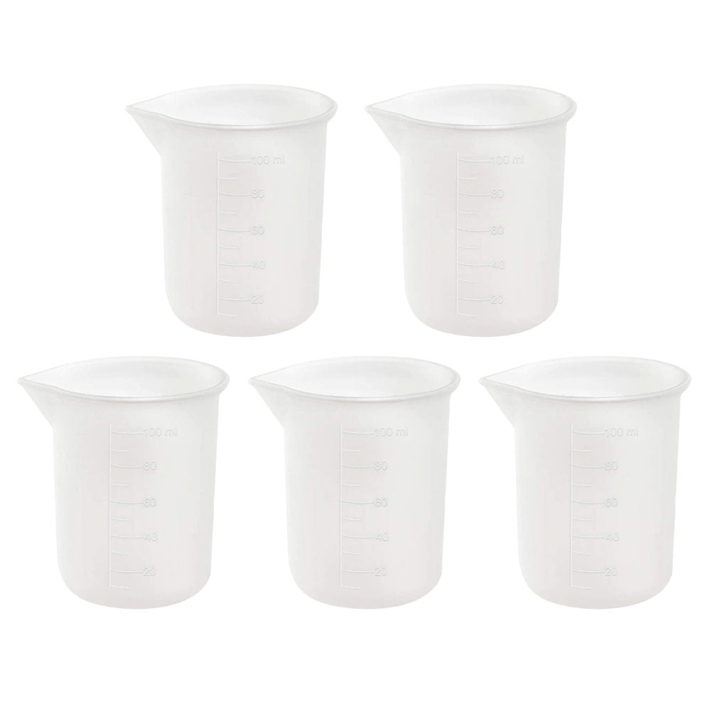 Mizh 5pcs Measuring Cups Mini Measurement Scale Cups Easy Measure ...