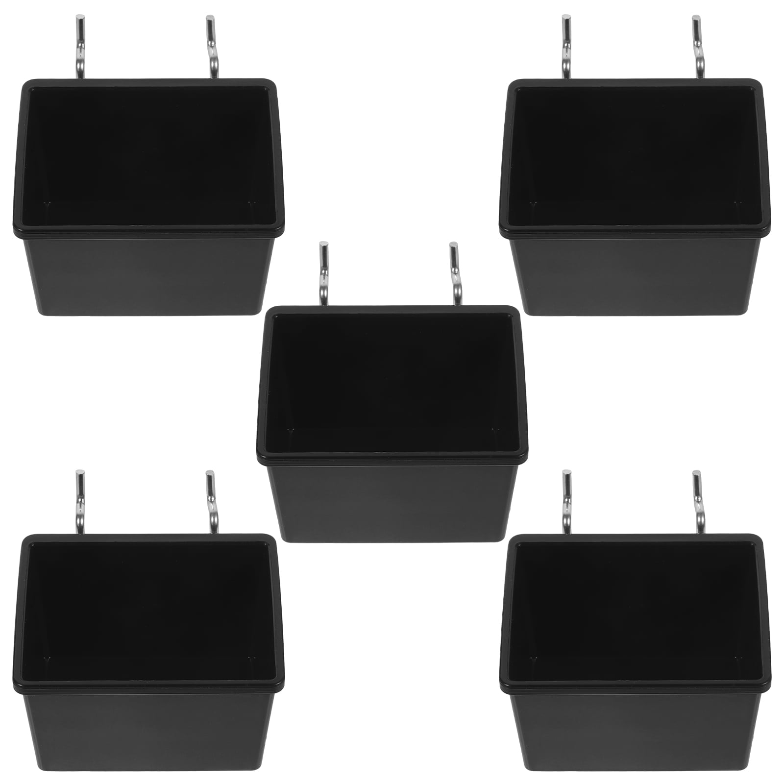 Mizh 5pcs Pegboard Bins Shop Pegboard Storage Bins Garage Shop Utility ...