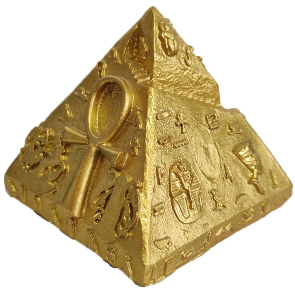 Mizh Pyramid Adornment Home Photography Prop Resin Egyptian Pyramid ...