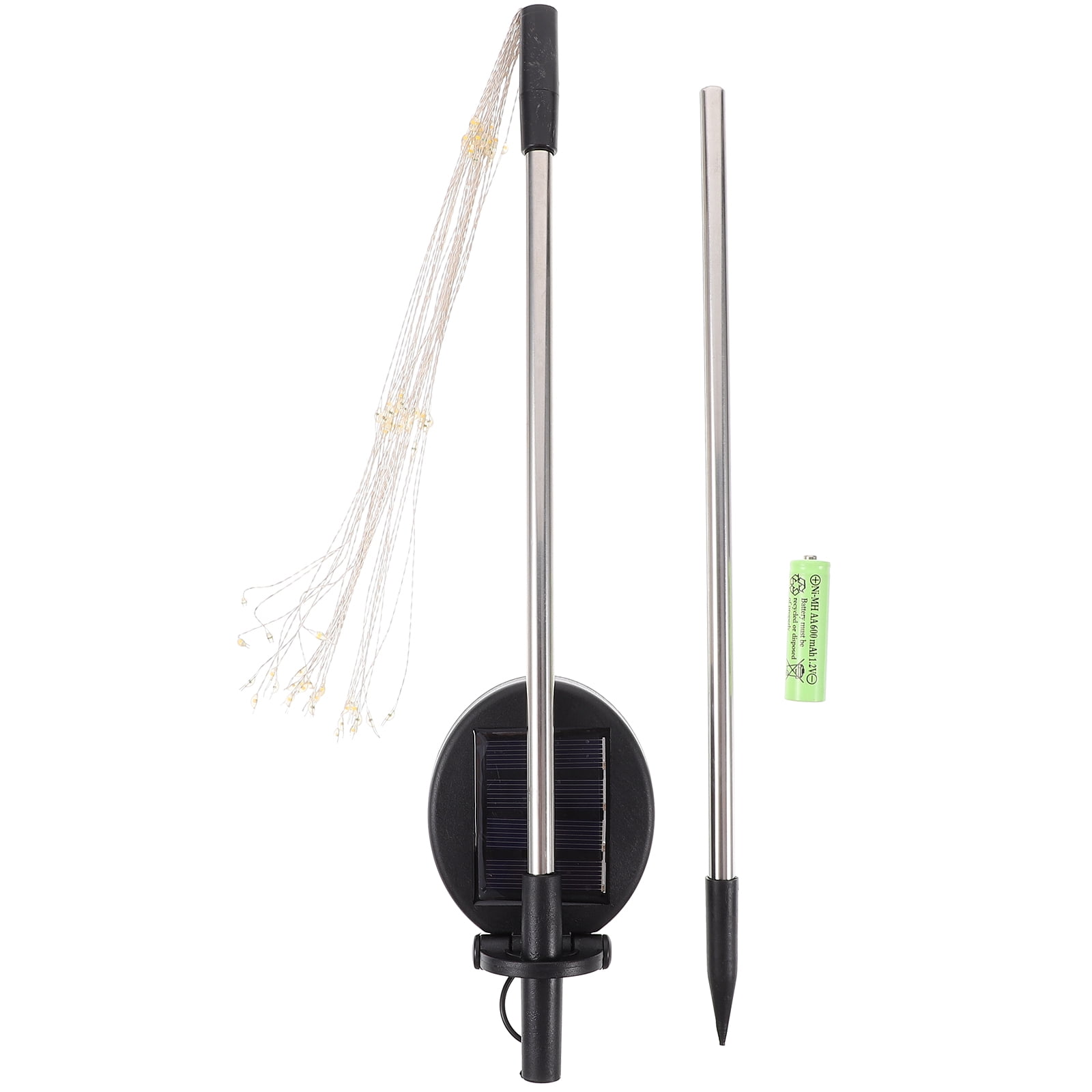 Mizh Solar Powered Lawn Light Firework Shape Lamp String Light String ...