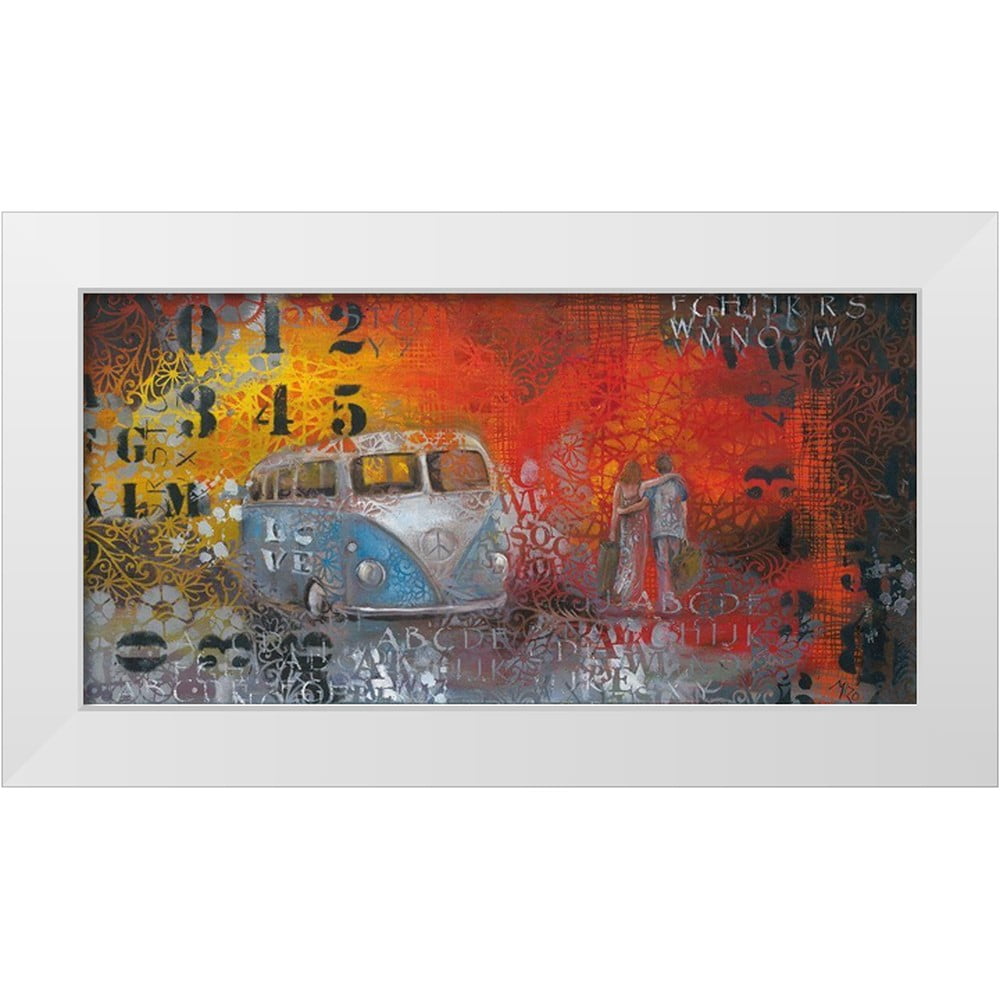 Mizo 24x14 White Modern Wood Framed Museum Art Print Titled - POP BULLY ...