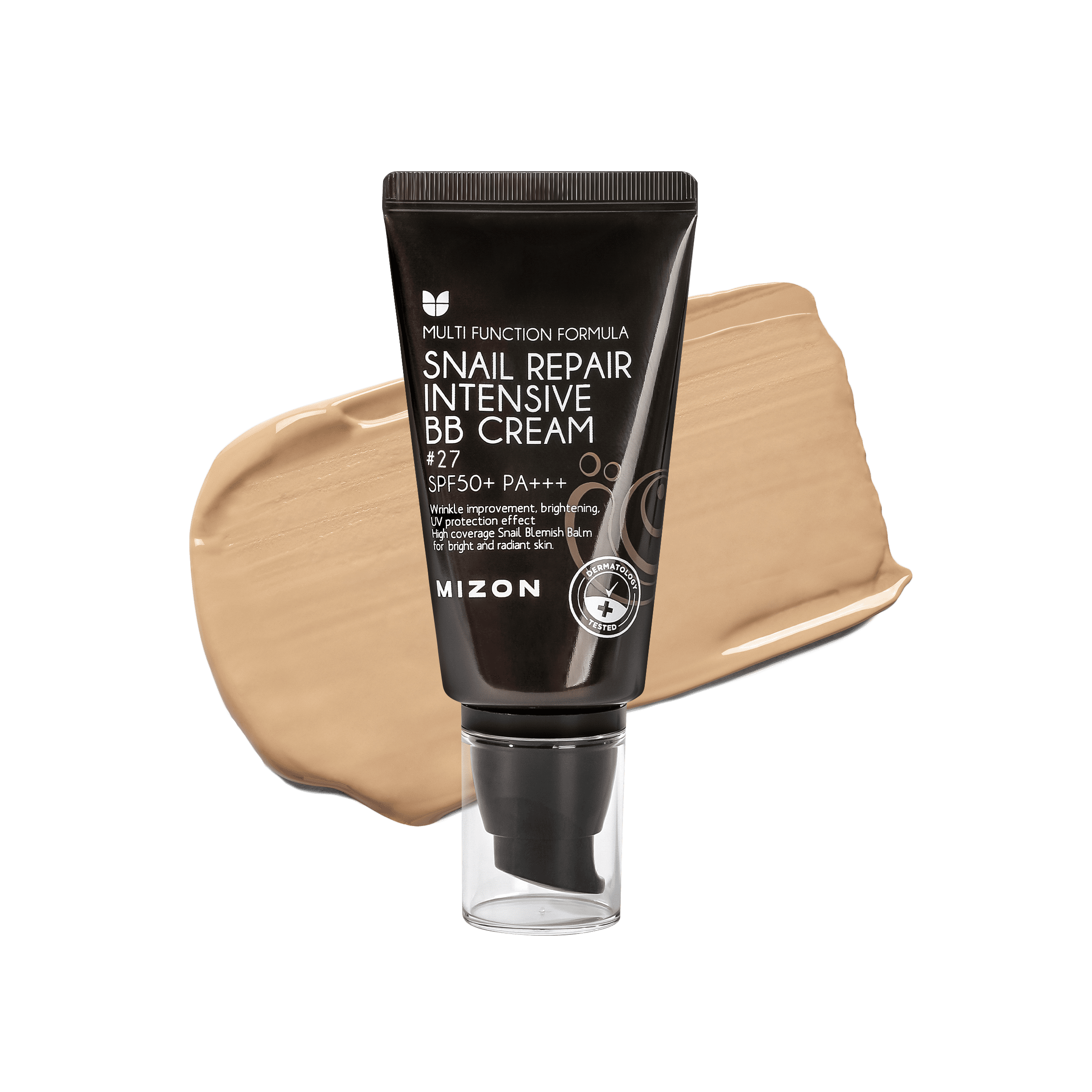 Mizon Snail Repair BB Cream #27, SPF 50+ PA+++ - Anti-Aging, Hydrating ...