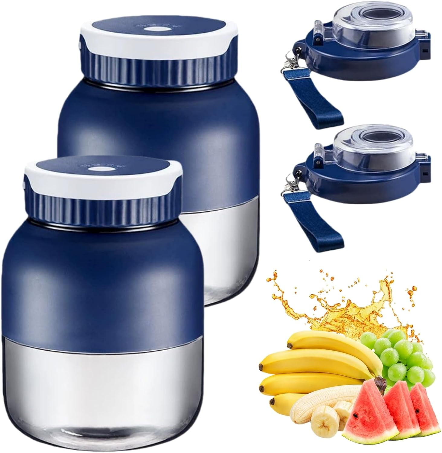 Mizuka Blender Mini, 500ml Portable Hand Blender with Direct Squeeze ...