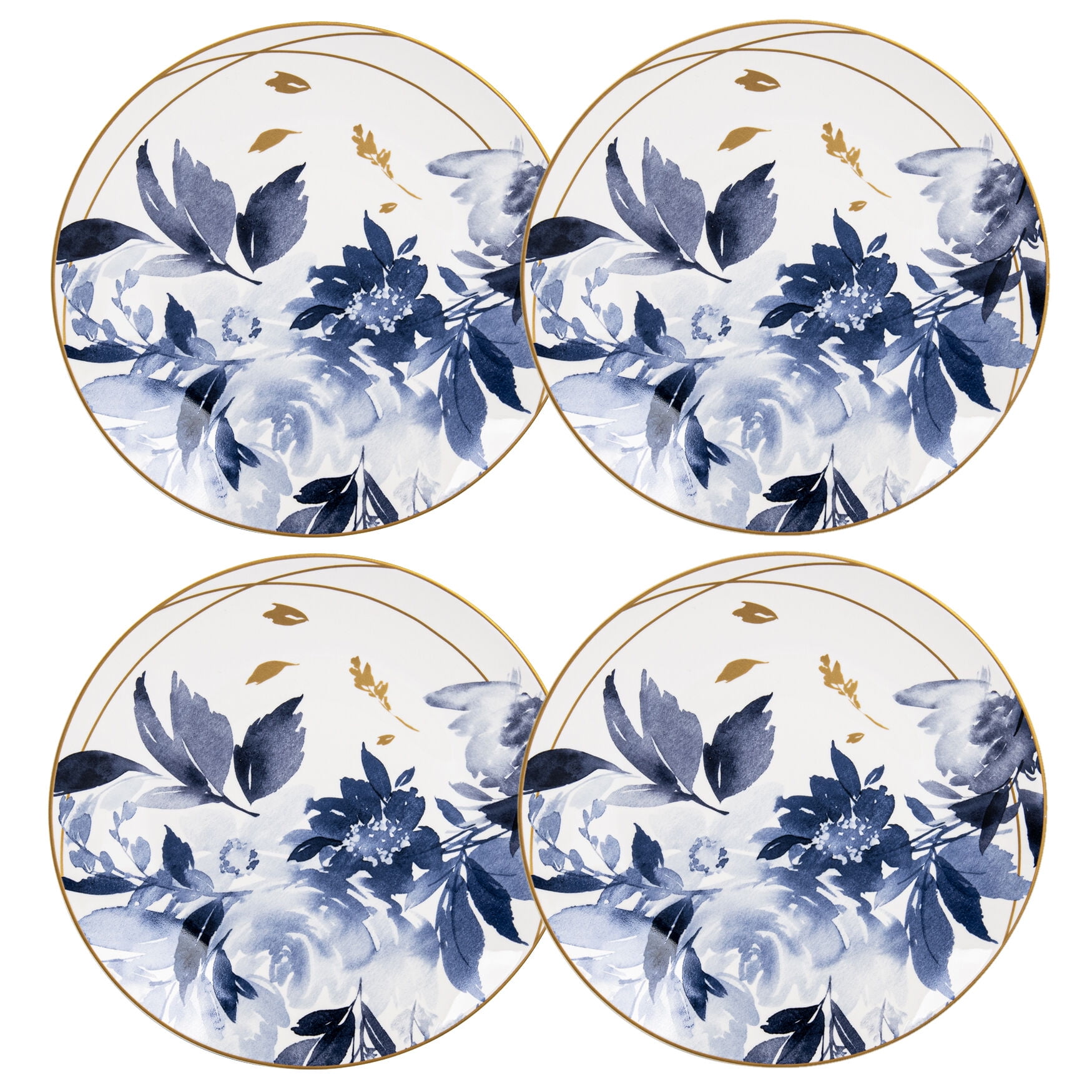 Mizuki Bone China Dessert Plate Set of 4, Bone China Dessert Plate Set ...