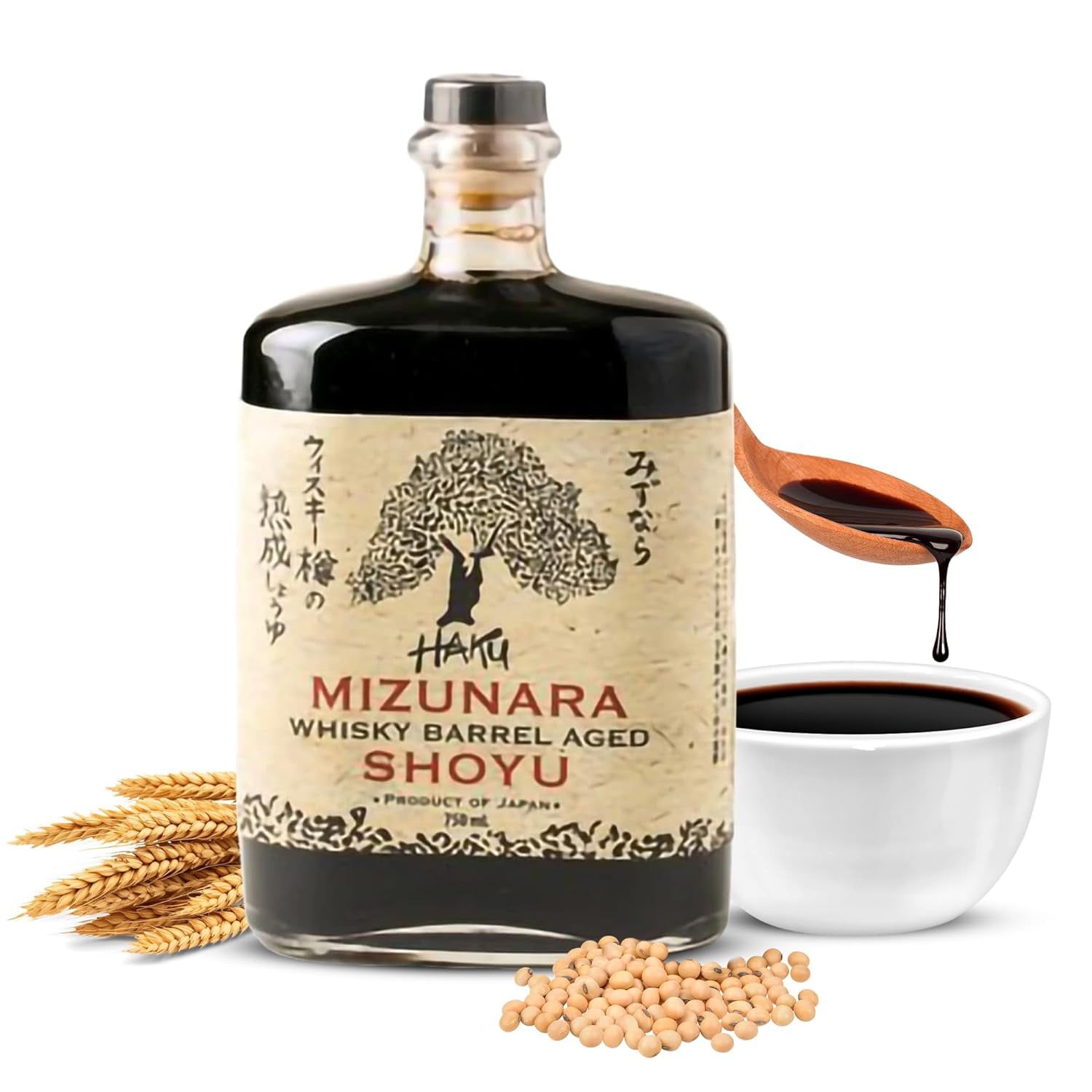 Mizunara Whiskey Barrel Aged Shoyu Soy Sauce (750 ml) - Authentic ...