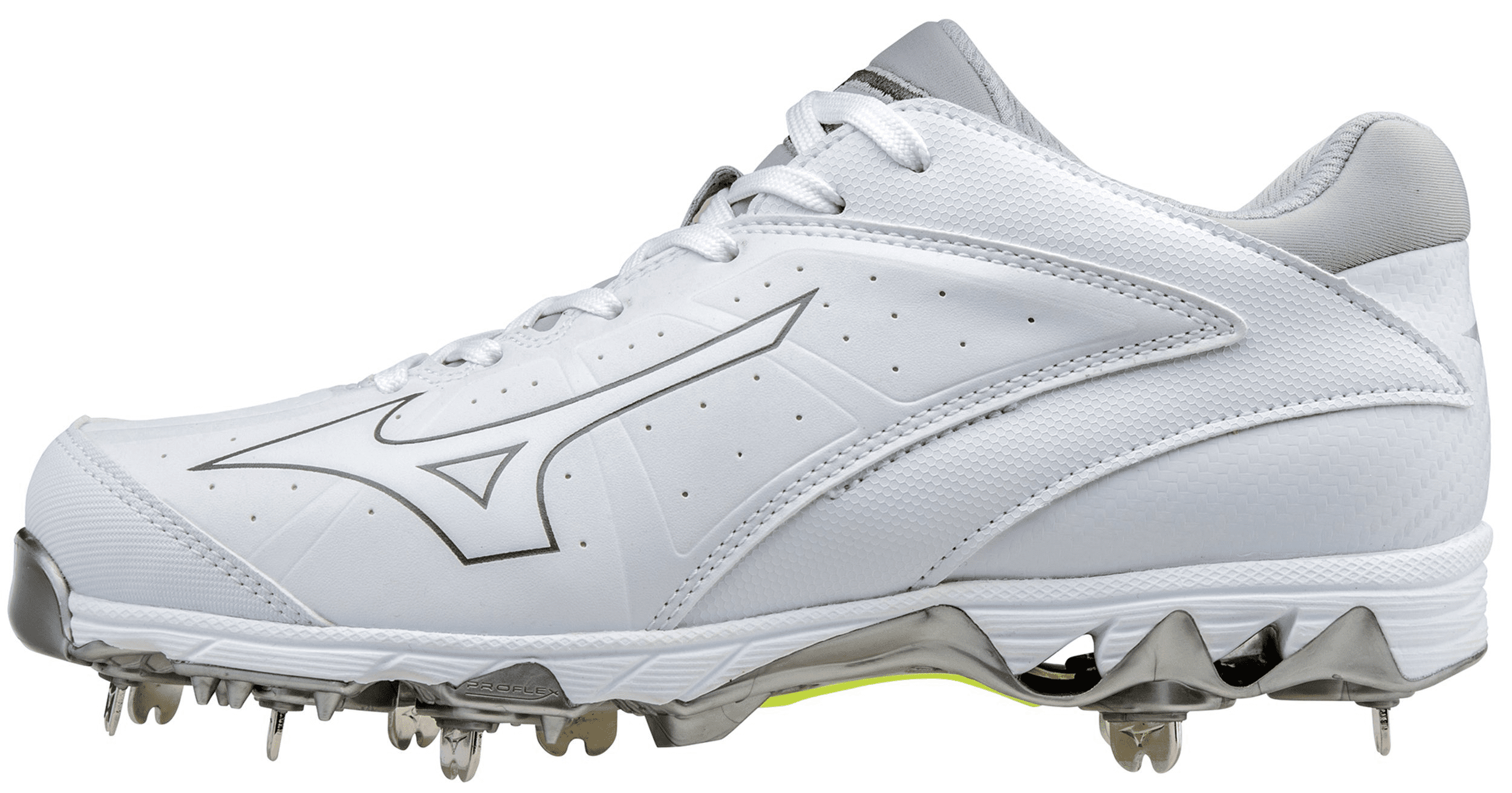 Mizuno 9-Spike Swift 4 Women's Softball Cleat, Size 8.5, White-White ...