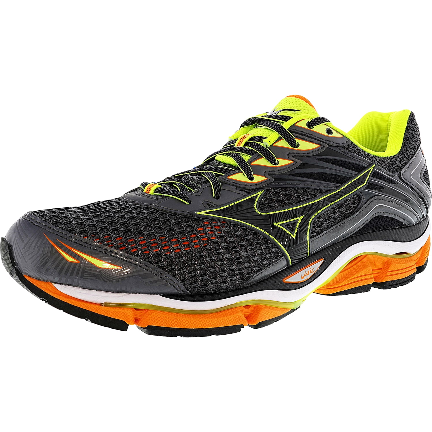 Mizuno Men's Wave Enigma 6 Grey / Black Orange Ankle-High Running Shoe - 9.5M - Walmart.com