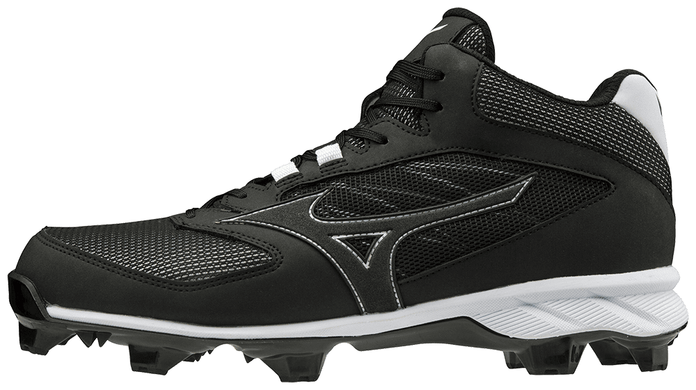 Mizuno Men's 9-Spike Advanced Dominant TPU Mid Molded Baseball Cleat ...
