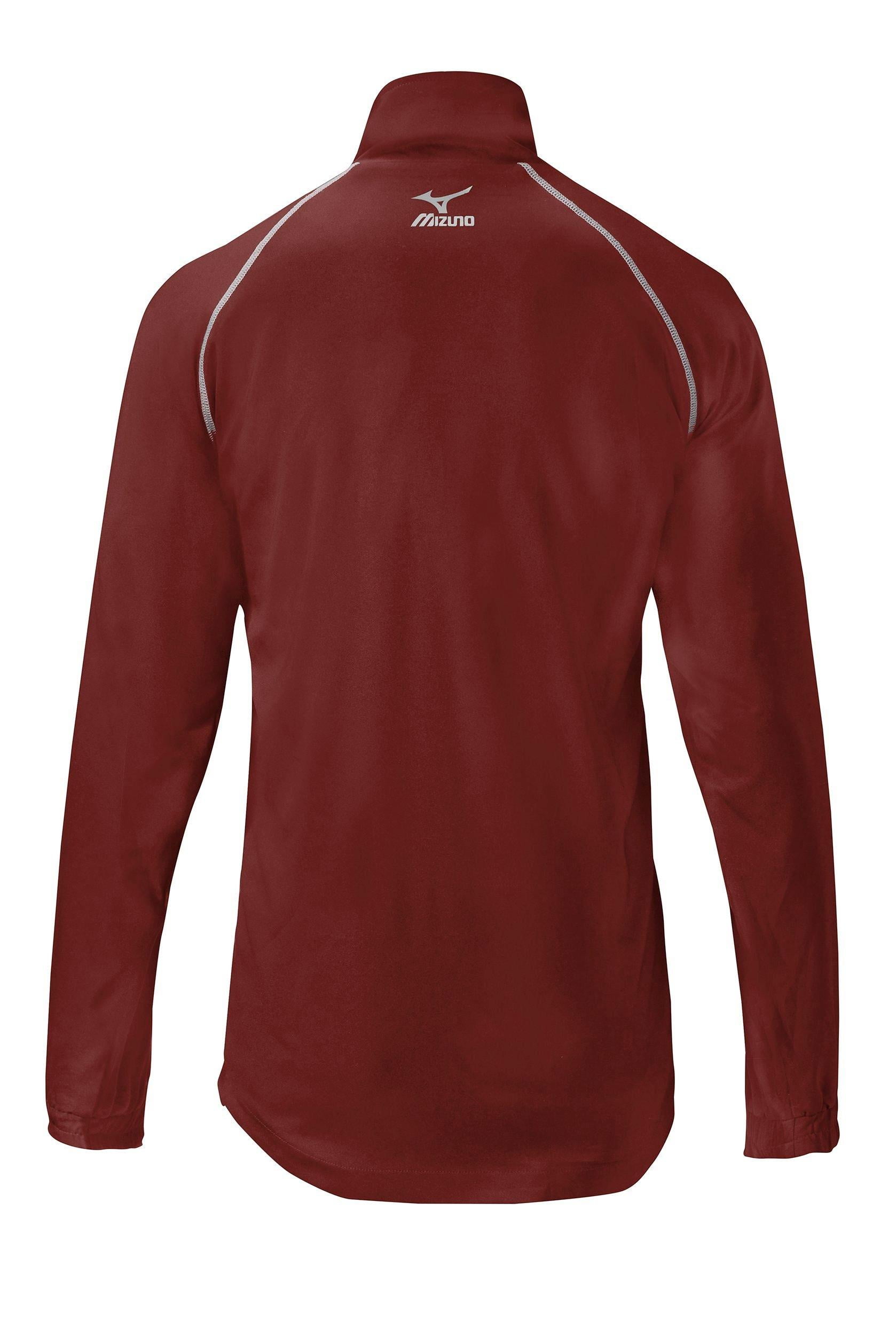 Mizuno Men's Comp 1/4 Zip Pullover, Size Small, Cardinal (1212 ...
