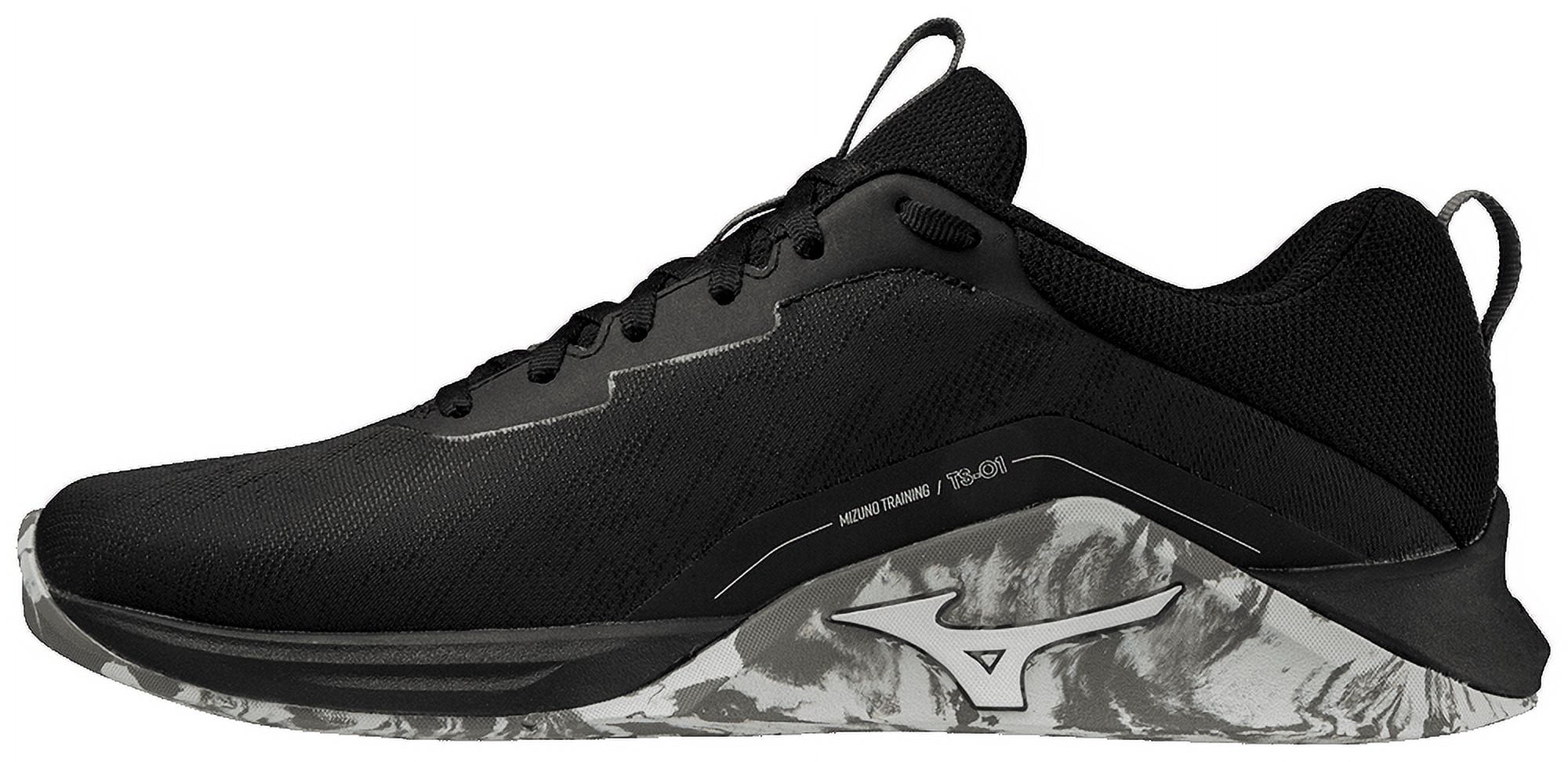 Mizuno Men's Ts-01 Training Shoe, Size 9.5, Black-White (9000 ...