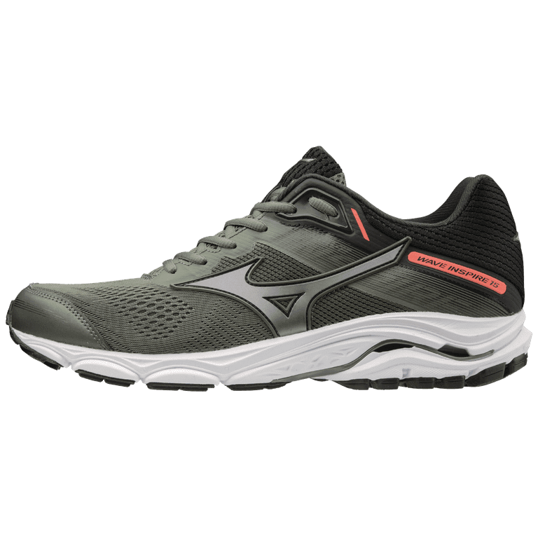 Mizuno Men s Wave Inspire 15 Running Shoe Size 12 Beetle Metlic Shadow 4K9w Walmart