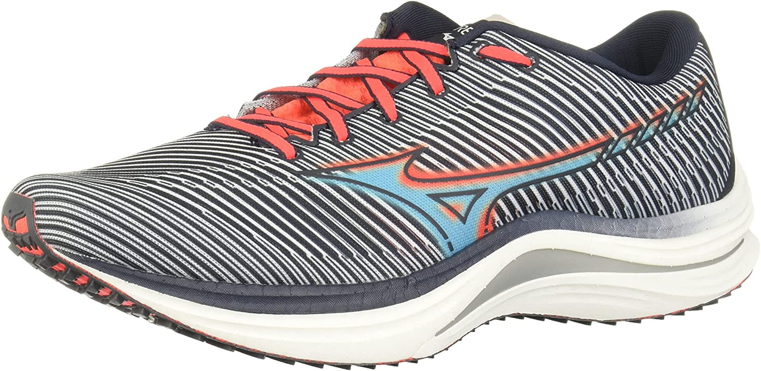 Mizuno Mens Wave Rebellion Running Shoe 8 India Ink-scuba Blue ...