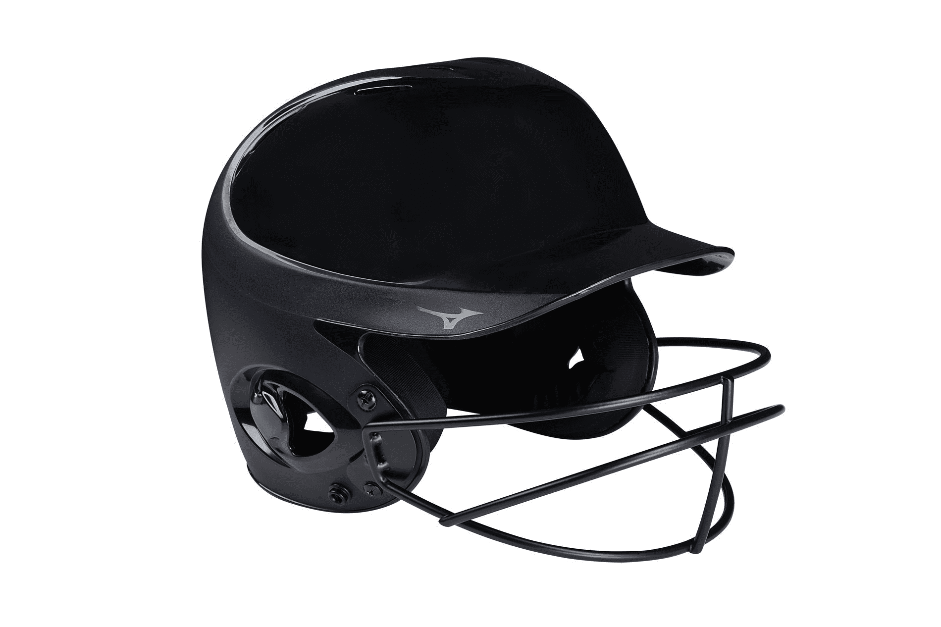 Mizuno MVP Series Solid Batting Helmet with Fastpitch Softball Mask ...