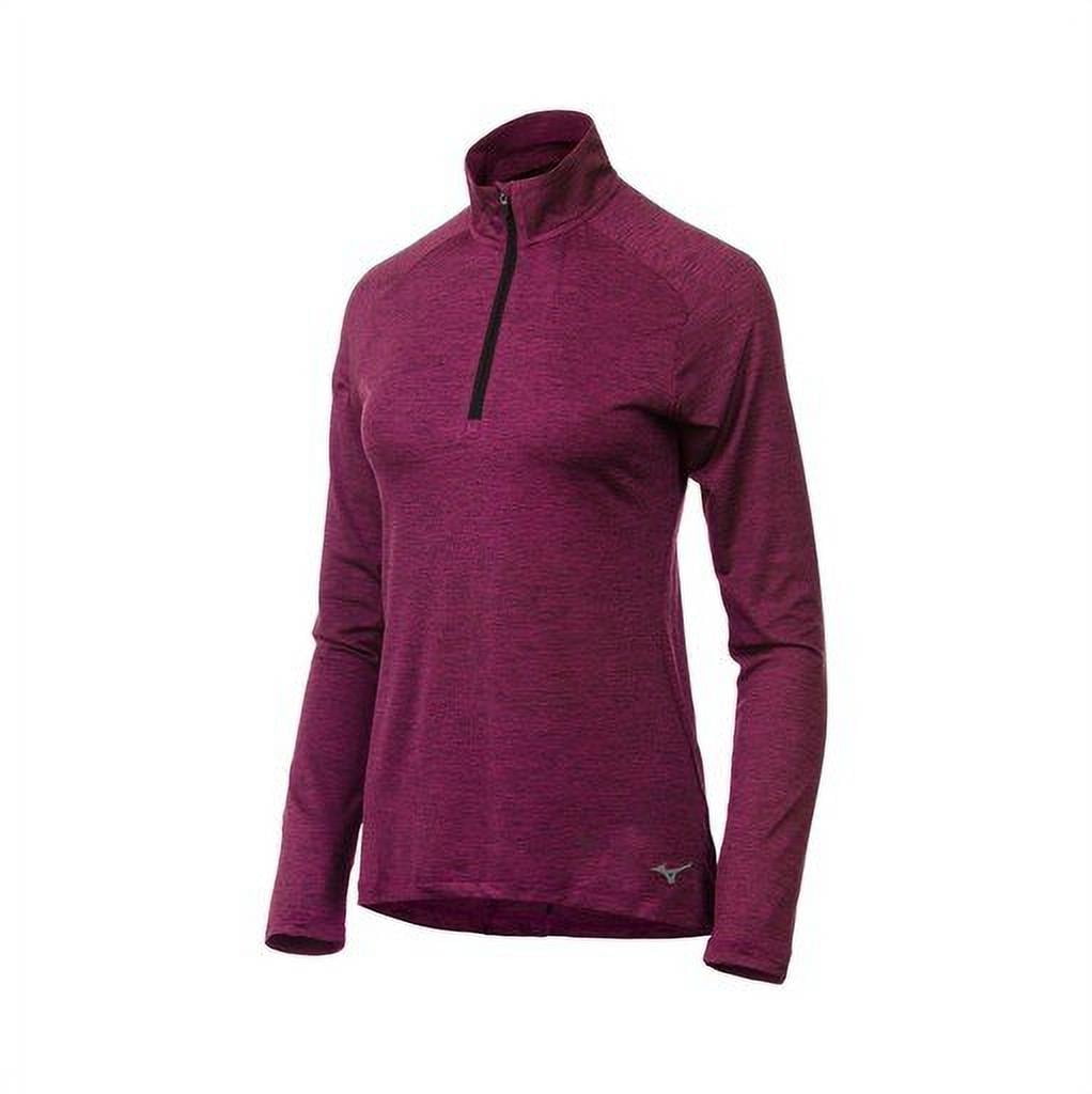 Mizuno Women's Alpha Half Zip Pullover, Wine, XS - Walmart.com