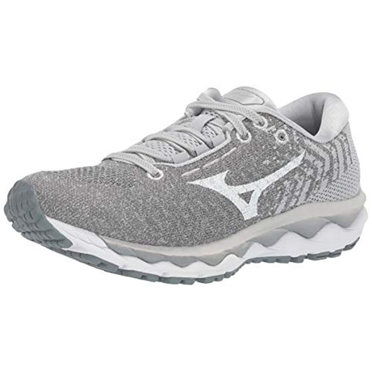 Mizuno Wave Sky Waveknit 3 Glacier Gray White Women s Shoes