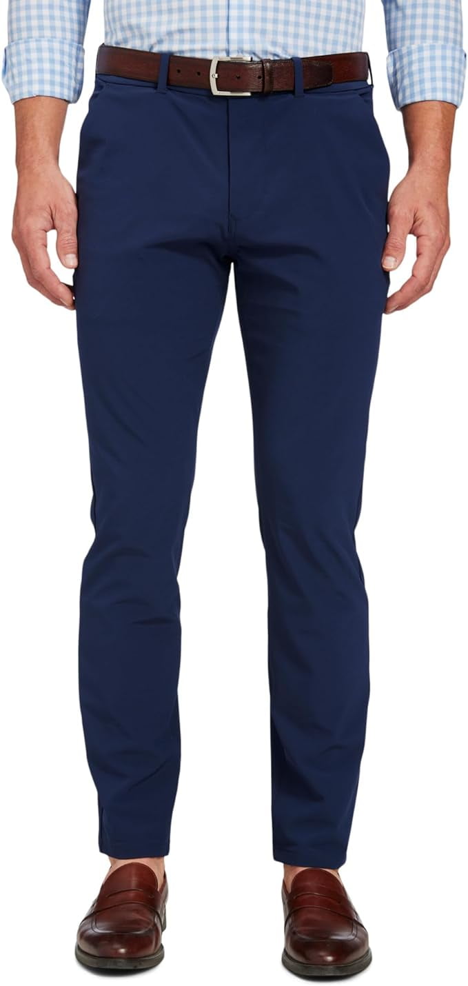 Mizzen+Main Men's Helmsman Chino Pant, Athletic Tapered Fit, Wrinkle ...