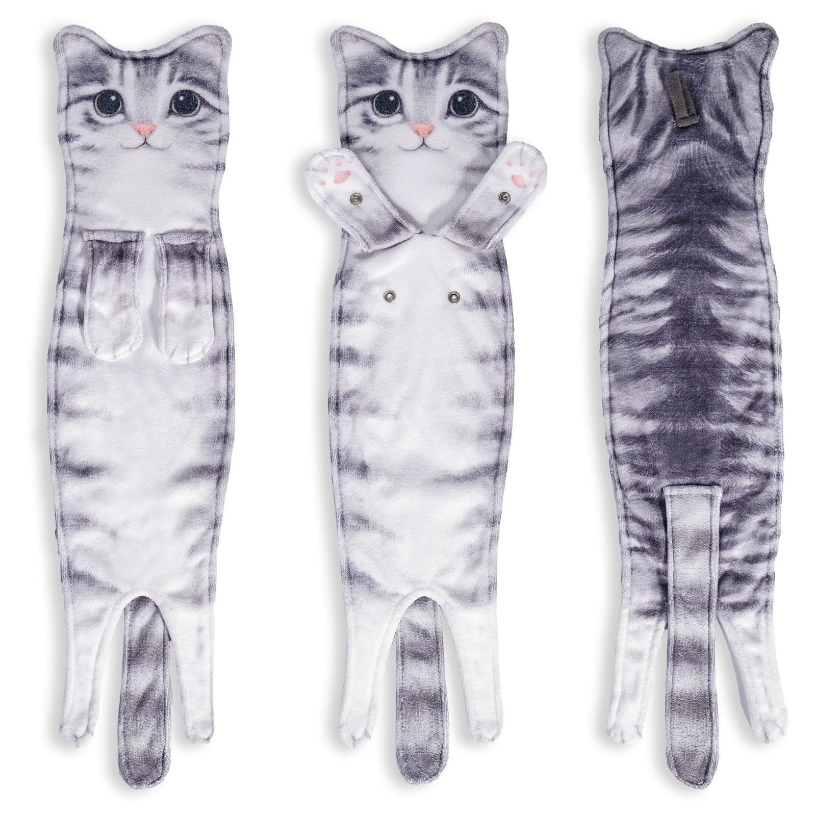 Mjers Cute Cat Hand Towel for Bathroom Kitchen - Funny Cat Gifts for ...