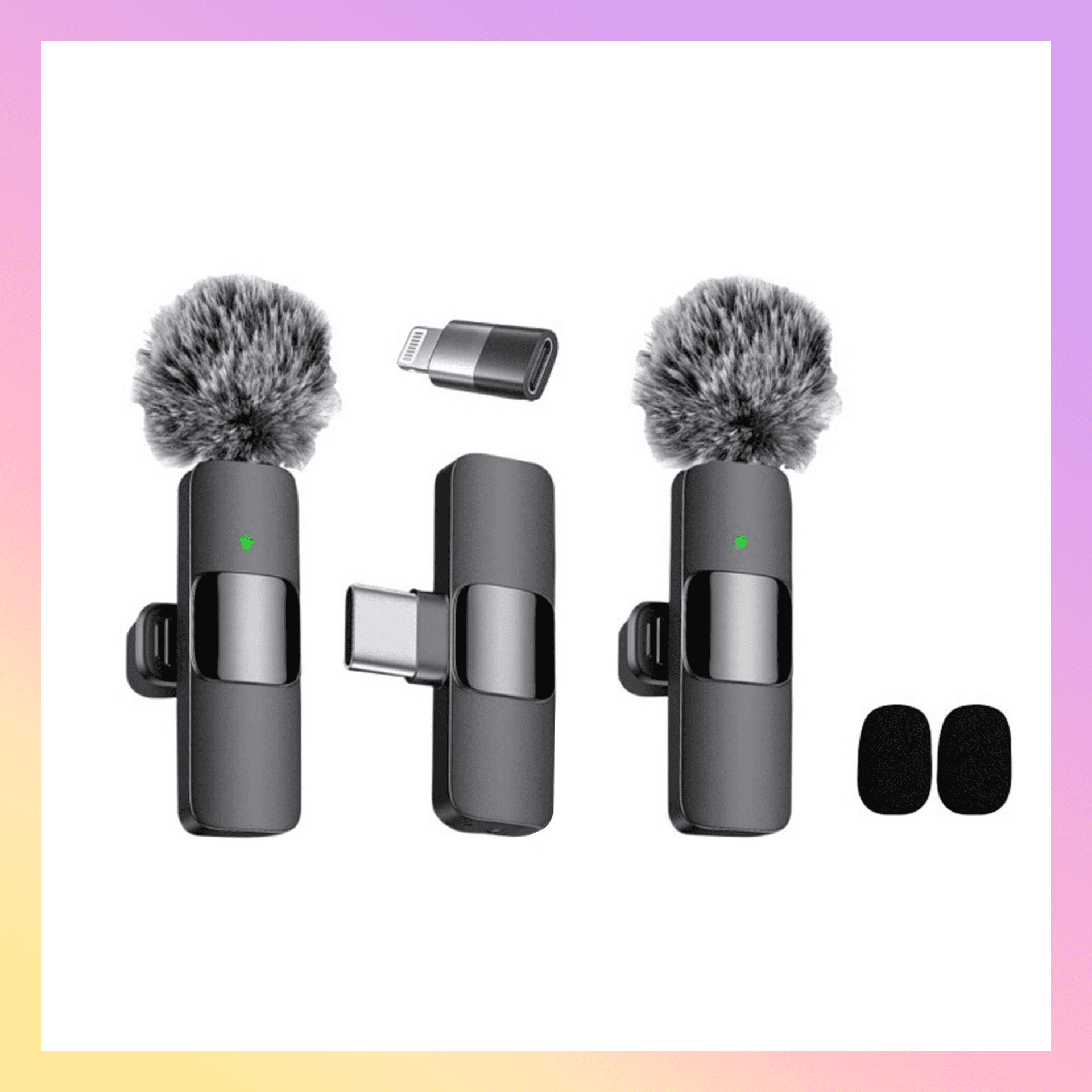Mjers Mini Mic Pro Wireless Microphone for Mobile Device - Bluetooth ...