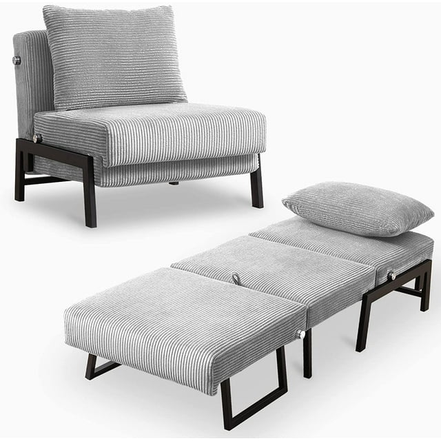 Mjkone 2 in 1 Multifunction Convertible Sofa Chair, Modern Breathable ...