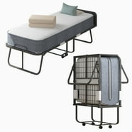 "Linon Torino Adult Single Rollaway Foldable Bed with 5"" Innerspring ...
