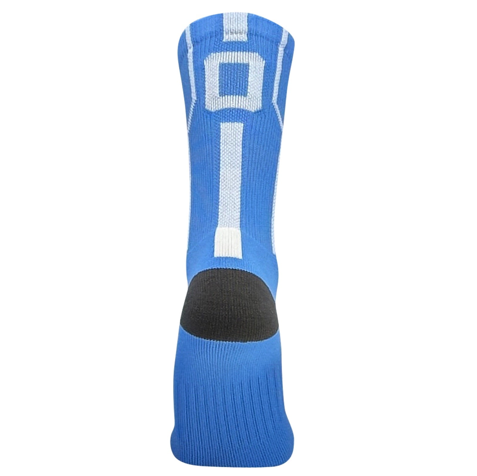 Mk Socks Player ID Jersey Number SINGLE Crew Sock - Columbia Blue ...