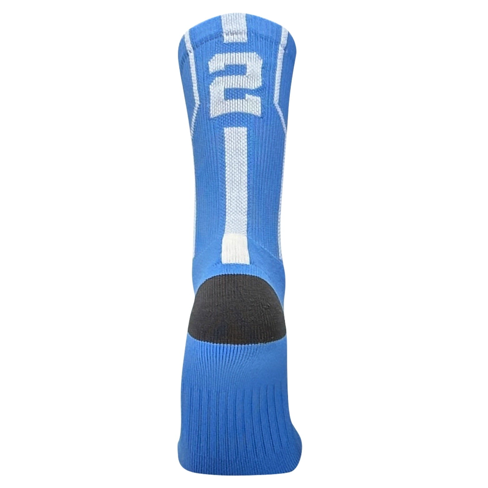 Mk Socks Player ID Jersey Number SINGLE Crew Sock - Columbia Blue ...