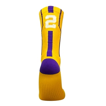 Orange/Black Player Id Crew Number Socks (#88, Medium) - Walmart.com