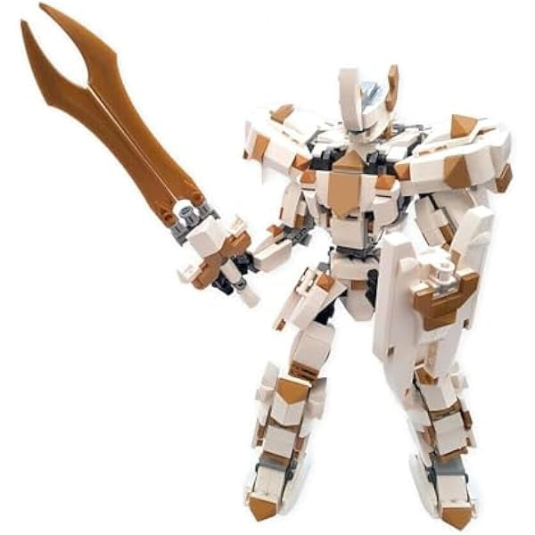 Mk2 Mech Robot Model with Sword and Shield 616 Pieces Building Toys MOC ...