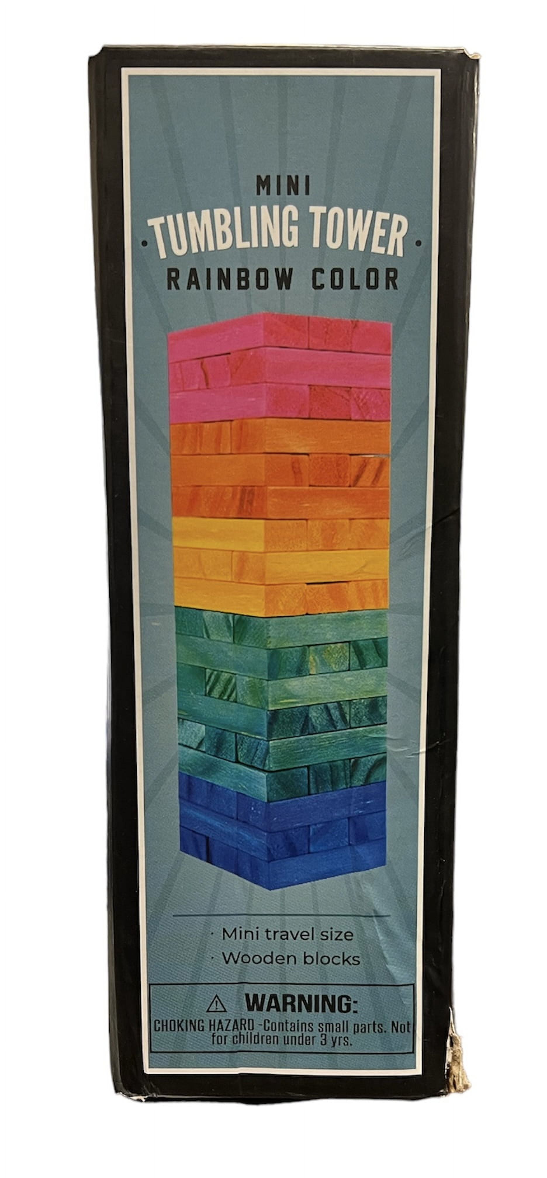 Mkini Tumbling Tower in Rainbow Color, like - Walmart.com
