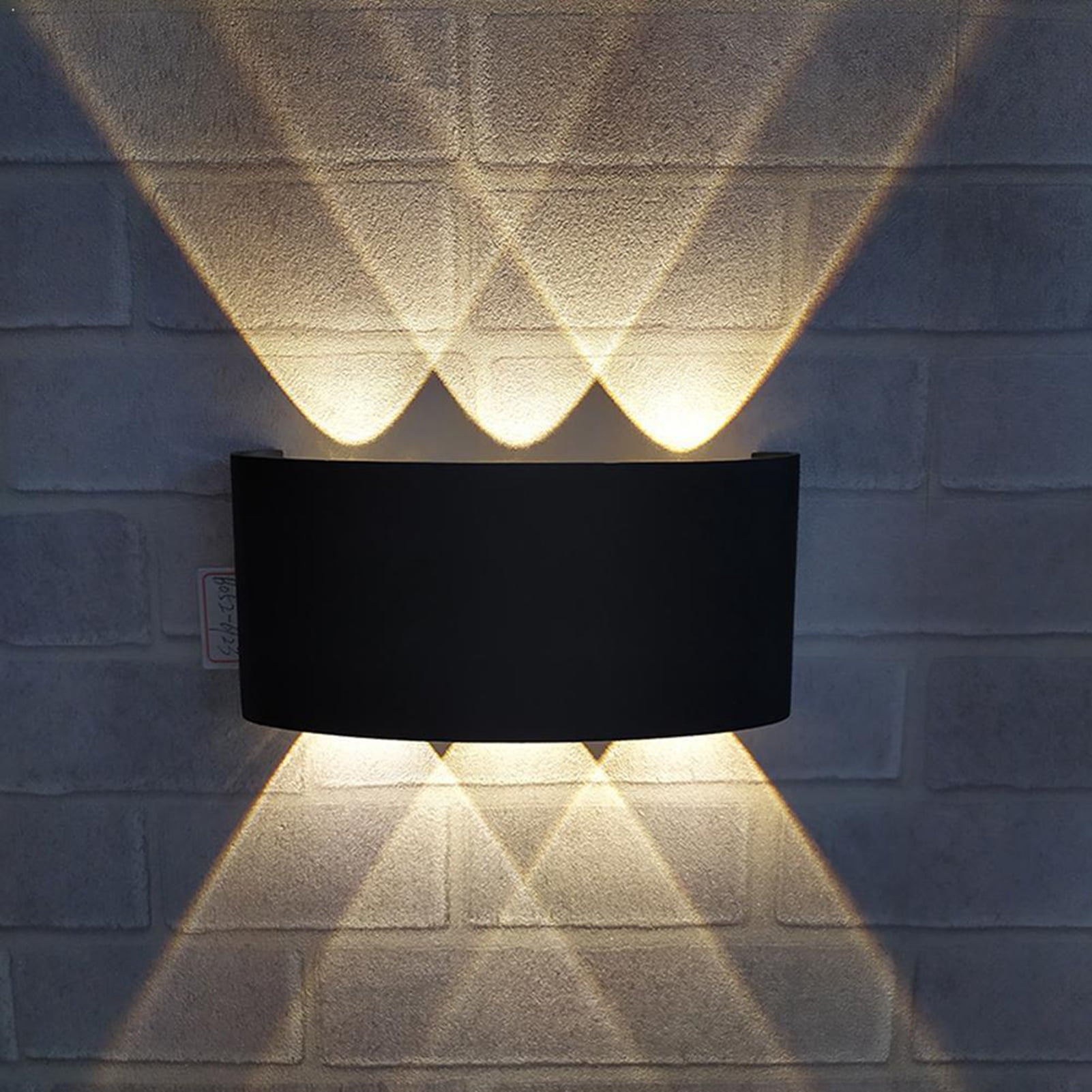 Mkoaceer 6W Waterproof Modern Wall Sconces LED Wall Light Up Down ...