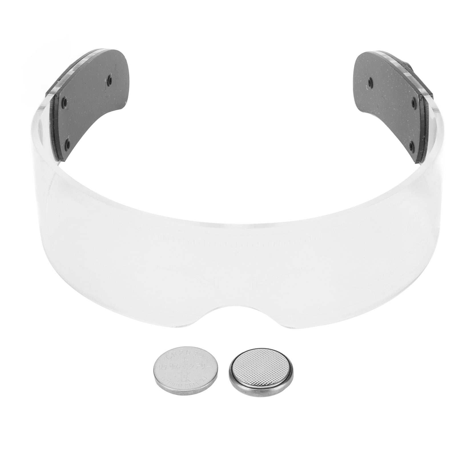 Mkoaceer Led Visor Glasses,Cyberpunk Led Visor Glasses Luminous Glasses ...