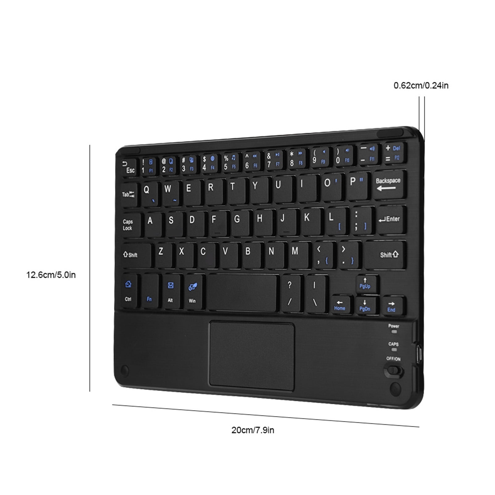 Mkoaceer Small Bluetooth Keyboard,Ultra-Slim Mini Wireless Bluetooth ...
